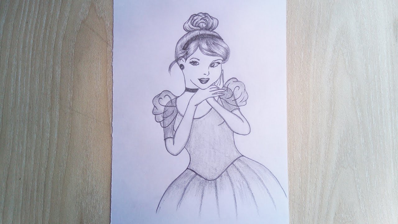 How To Draw A Beautiful Girl || Pencil Sketch Drawing || Step By Step ...