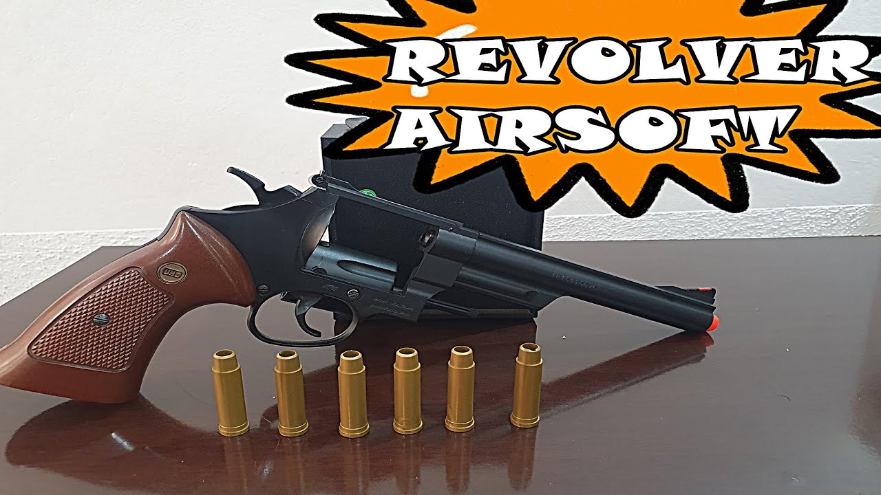 Review - Revolver Spring Airsoft UHC UA-932 - YouTube