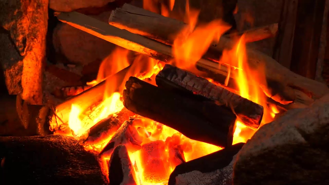 Red Planet | 🔥 Cozy Fireplace 4K. Fireplace with Crackling Fire Sounds ...