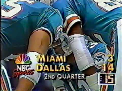 1989 Wk 11 Miami at Dallas Highlights ESPN - YouTube