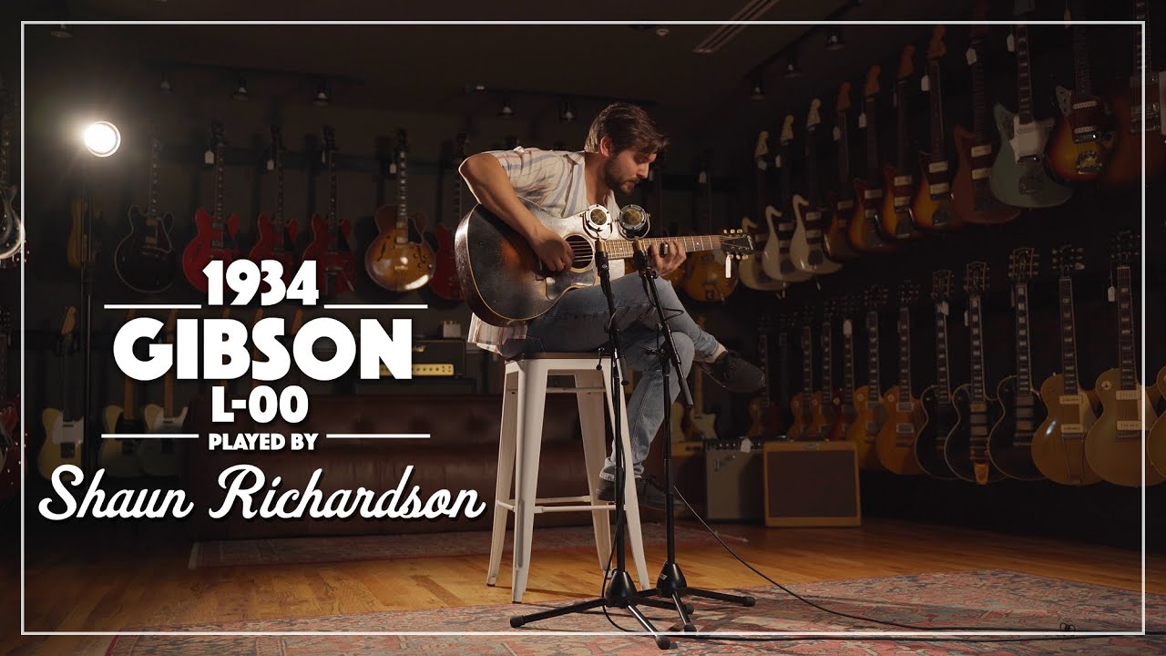 1934 Gibson L-00 played by Shaun Richardson - YouTube