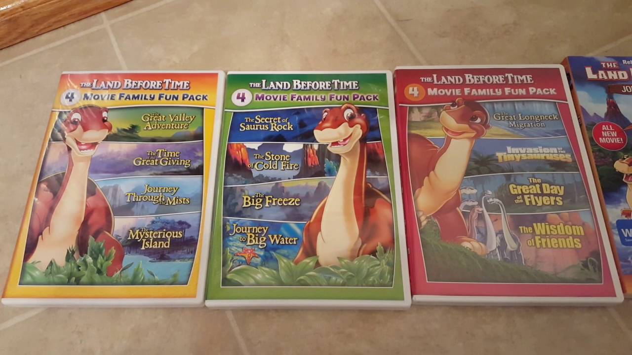 The Land Before Time: The Complete Collection DVD Set Unboxing - All 14 ...