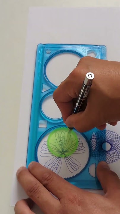 Beautiful pattern ~ Fourth option | Spirograph ruler, ideal model. # ...