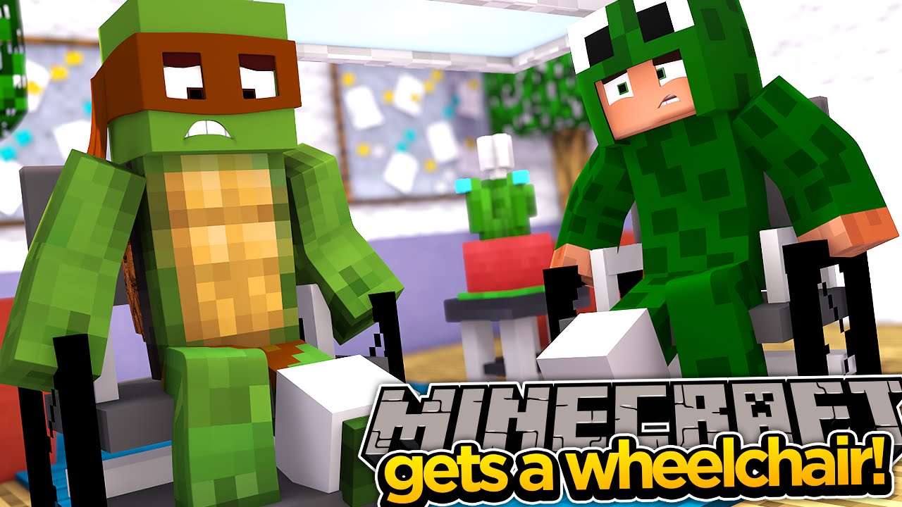 Minecraft Adventure - WE GET SOME WHEELCHAIRS!! - YouTube