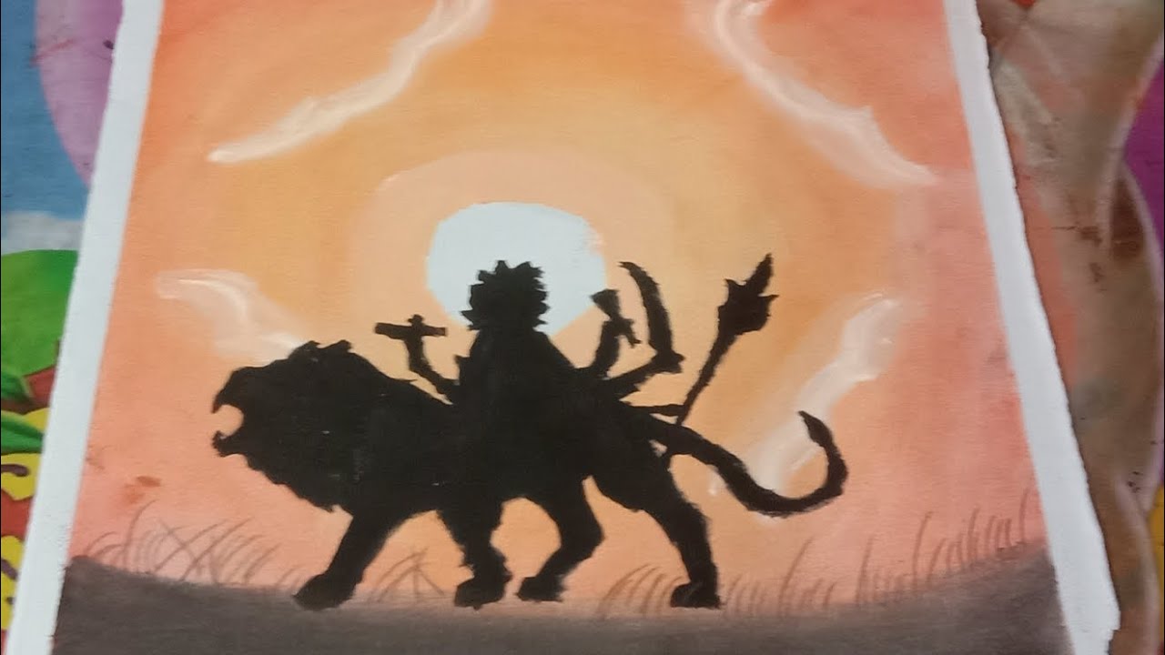 HOW TO DRAW SHERA WALI MATA | SOFT PASTELS | SECOND VIDEO | - YouTube