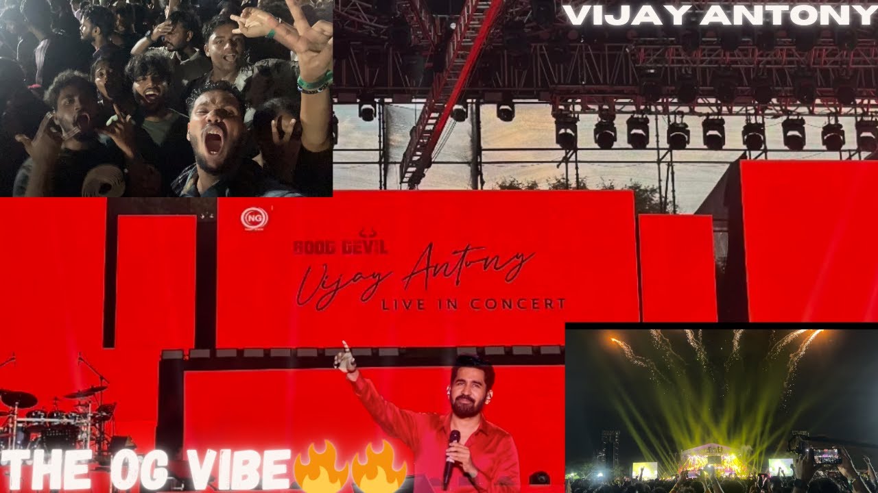The Good Devil- Vijay Antony’s 1st Concert In Chennai || The OG Vibe 🔥 ...