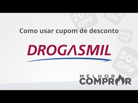 Como usar cupom de desconto Drogasmil