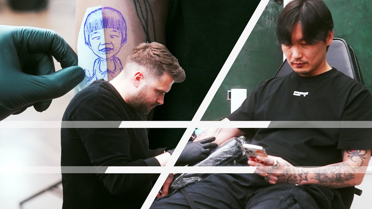 Ben tätowiert die koreanische Legende BK_tattooer - YouTube