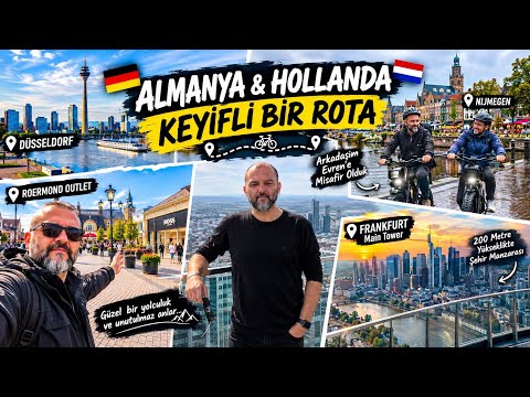 2 Günde 2 Ülke! | Hollanda & Almanya Vlog | Düsseldorf - Nijmegen - Roermond - Frankfurt