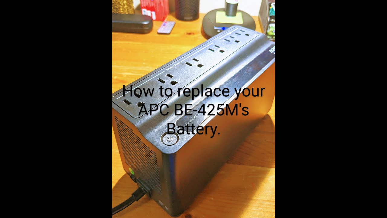 How To Replace Your APC [BE-425M's] Battery! - YouTube