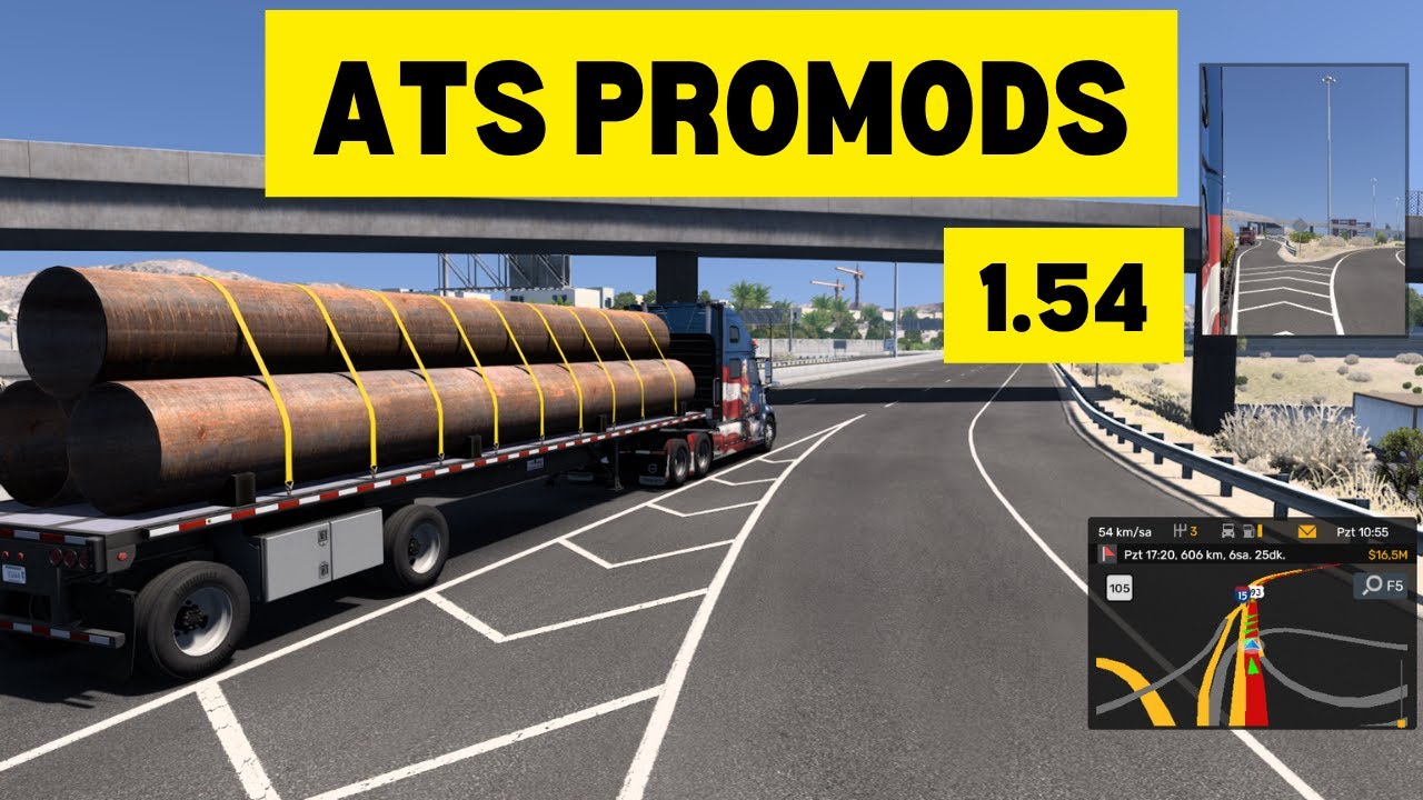 Ats Promods v1.4.0 / 1.54 ÇIKTI! / AMERICAN TRUCK SIMULATOR - YouTube