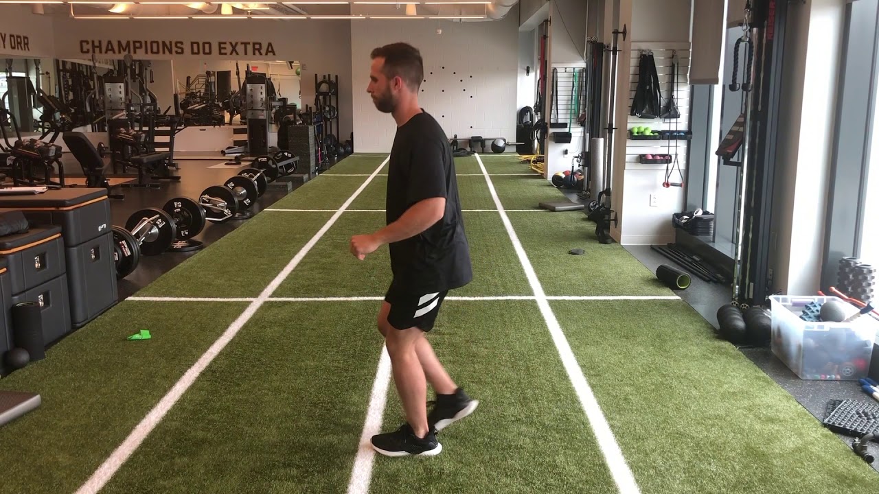 Reverse Lunge T-Spine Rot. - YouTube