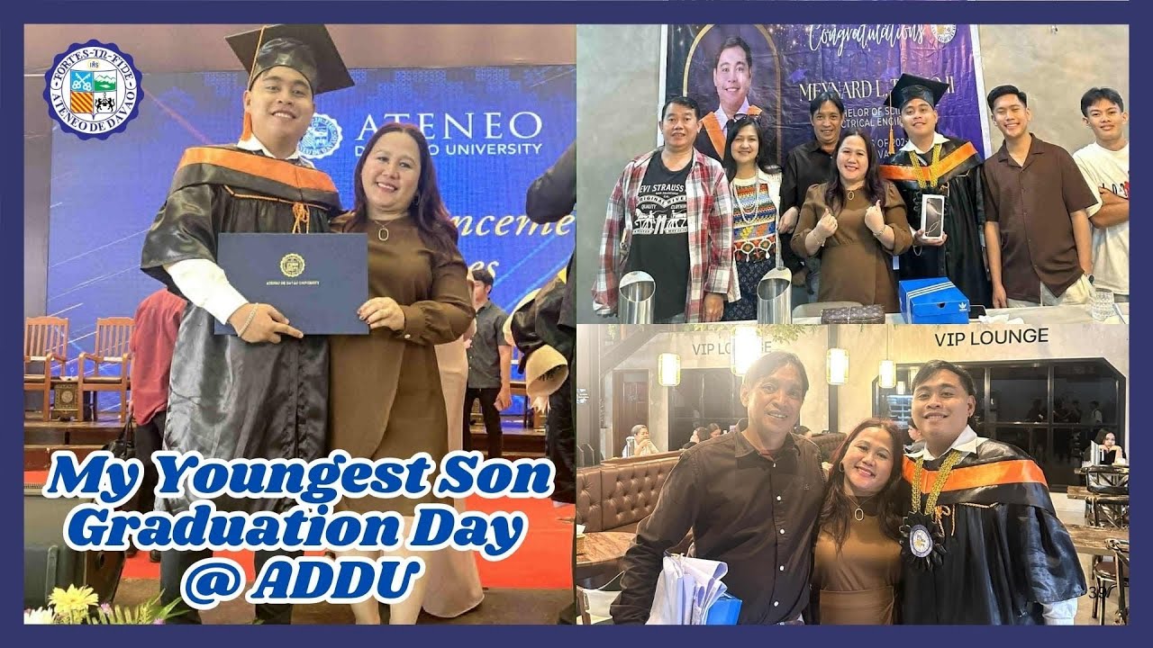 MY YOUNGEST SON GRADUATION DAY👨‍🎓 @ ATENEO DE DAVAO UNIVERSITY ...