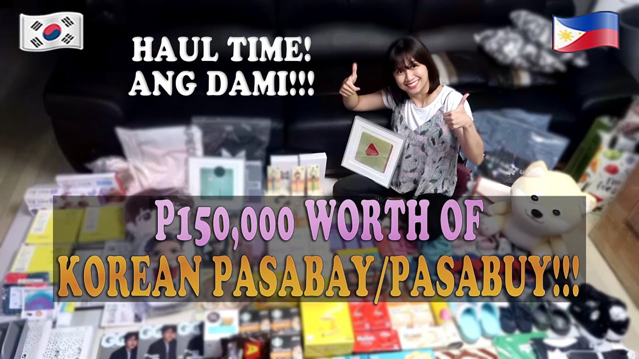 P150,000 WORTH OF KOREAN ITEMS l MASSIVE KOREAN PASABAY/PASABUY HAUL l ...