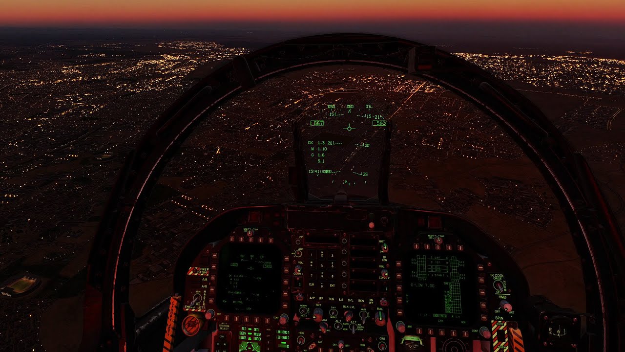DCS: Sinai - It's amazing - Dusk flight over Cairo - YouTube
