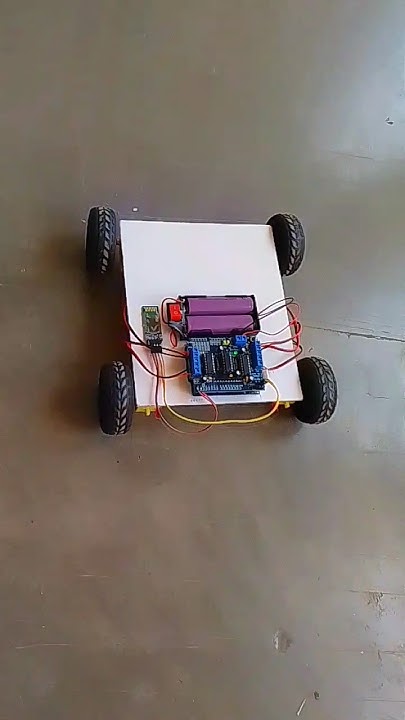 Arduino bluetooth 🚘 4 wheeler RC car #project #shorts - YouTube