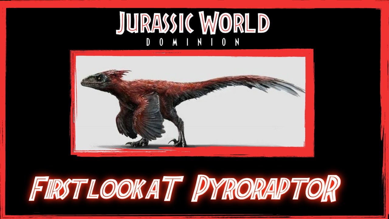 First Look at Pyroraptor in Jurassic World: Dominion!!! - YouTube