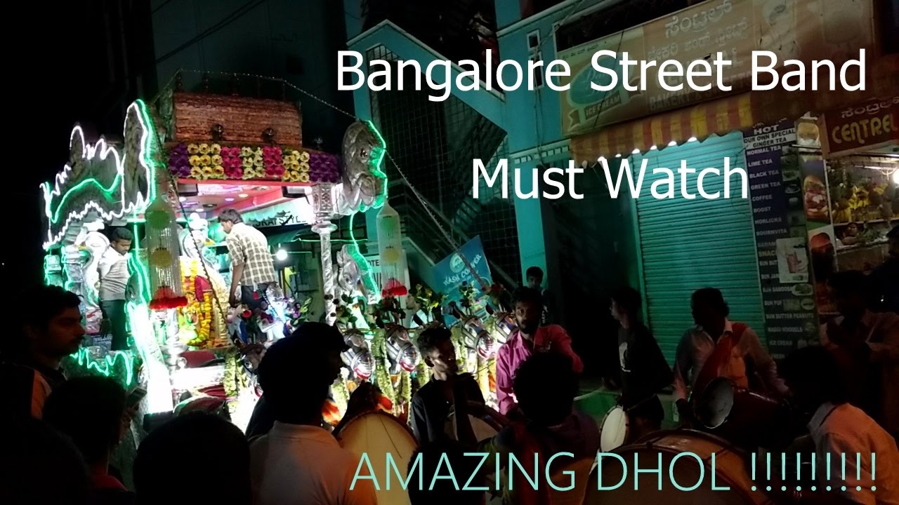 #Bangalore Street Puja Dhol || Amazing Dhol Skill | 2017 - YouTube