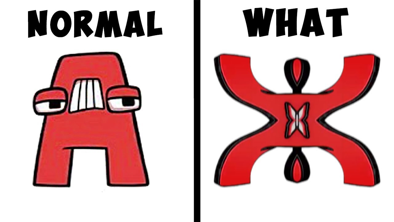 Alphabet Lore Normal and WAIT WHAT | 3D Alphabet Lore - YouTube