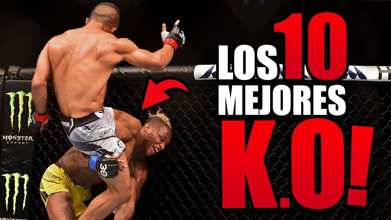 LOS 10 MEJORES KO DE LA UFC😲😲 - YouTube