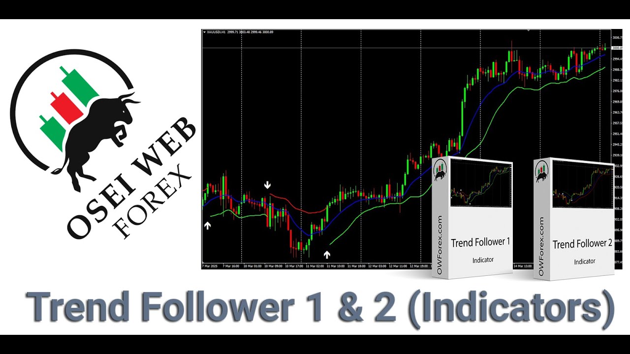 Trend Follower 1 and 2 Indicators - YouTube