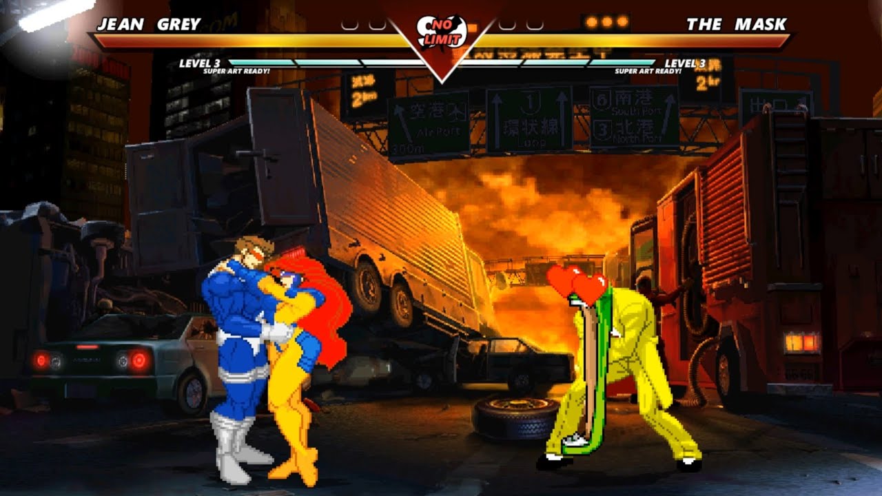 JEAN GREY vs THE MASK - High level insane fight - YouTube