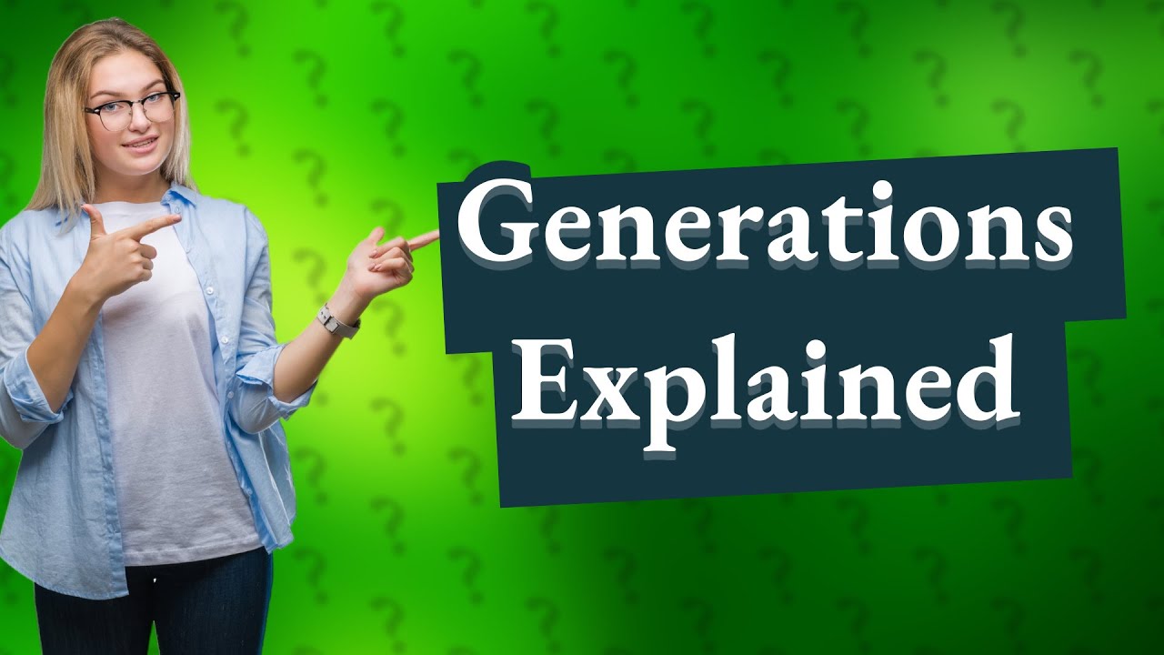 How do you determine what generation you are? - YouTube