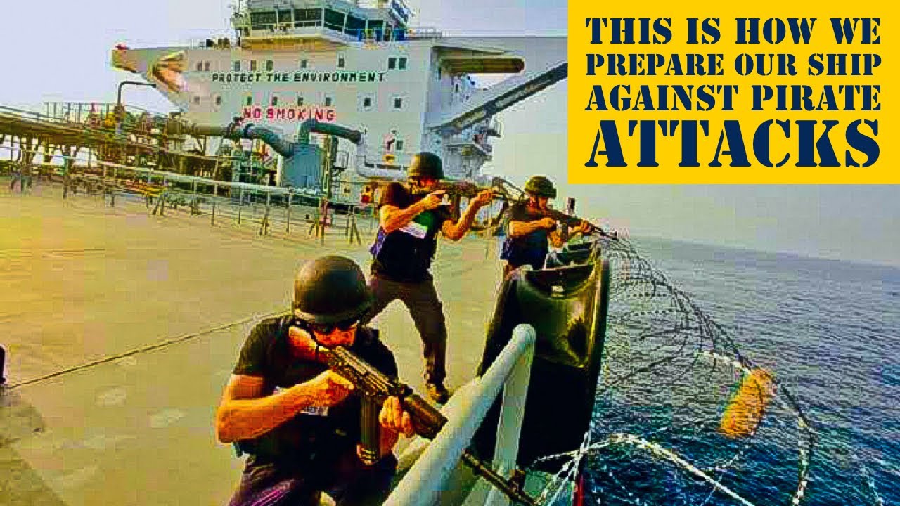 How our ship prepares to defend Pirate attacks I #piracy - YouTube