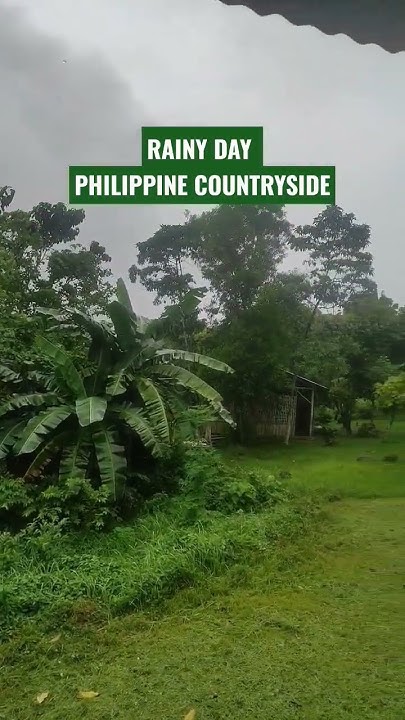 Raining in Philippine Countryside - YouTube