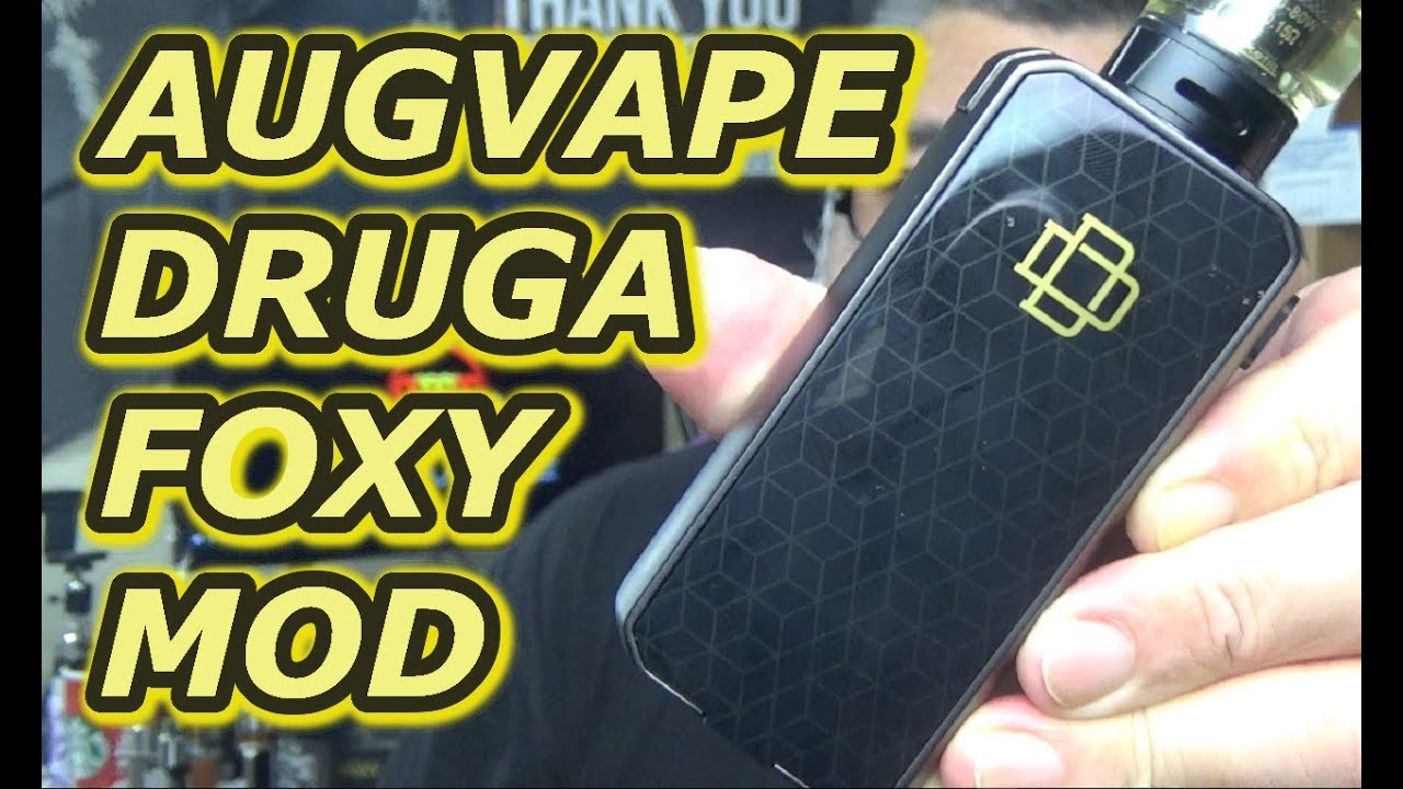 AUGVAPE DRUGA FOXY MOD with Quick Release - YouTube