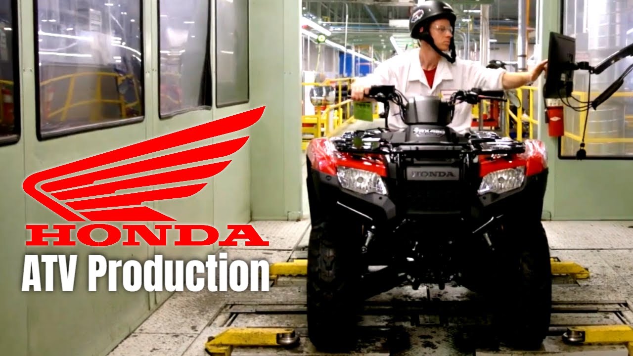 Honda Celebrates 40 Years of ATV Production in North Carolina - YouTube