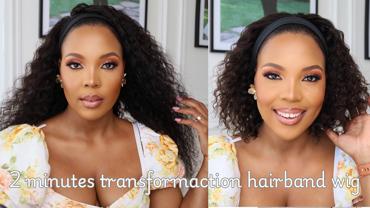 HAIR VIDEO || 2 MINUTES HAIRBAND WIG TRANSFORMATION || ⁠BEST HAIRBAND ...
