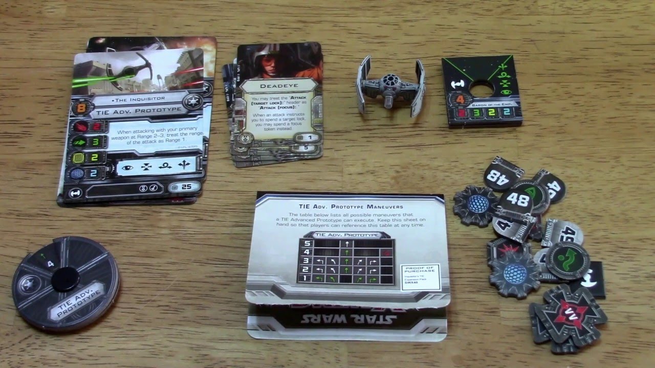 DGA Plays: Star Wars: X-Wing - TIE Advanced Prototype Expansion (Ep ...