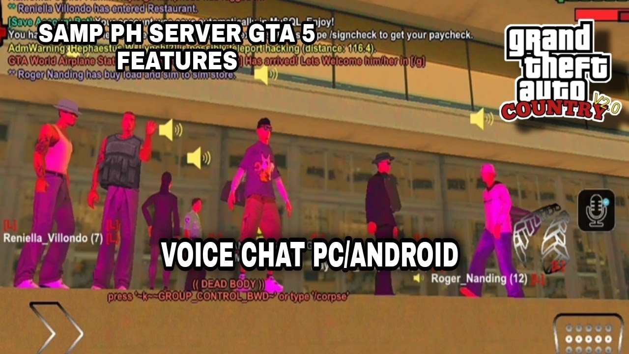 SAMP PH SERVER GTA 5 FEATURES VOICE CHAT RP - YouTube