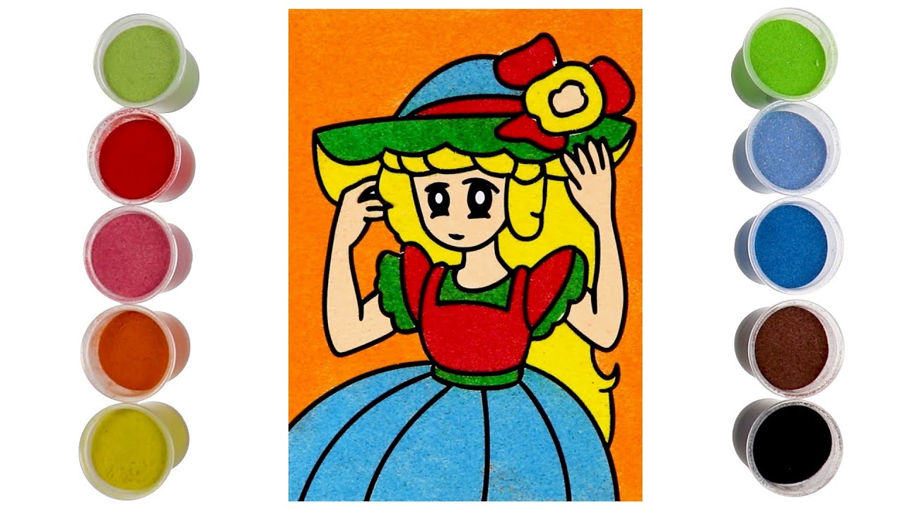 How to draw a Queen | The Queen's magnificent attire | The princess is ...