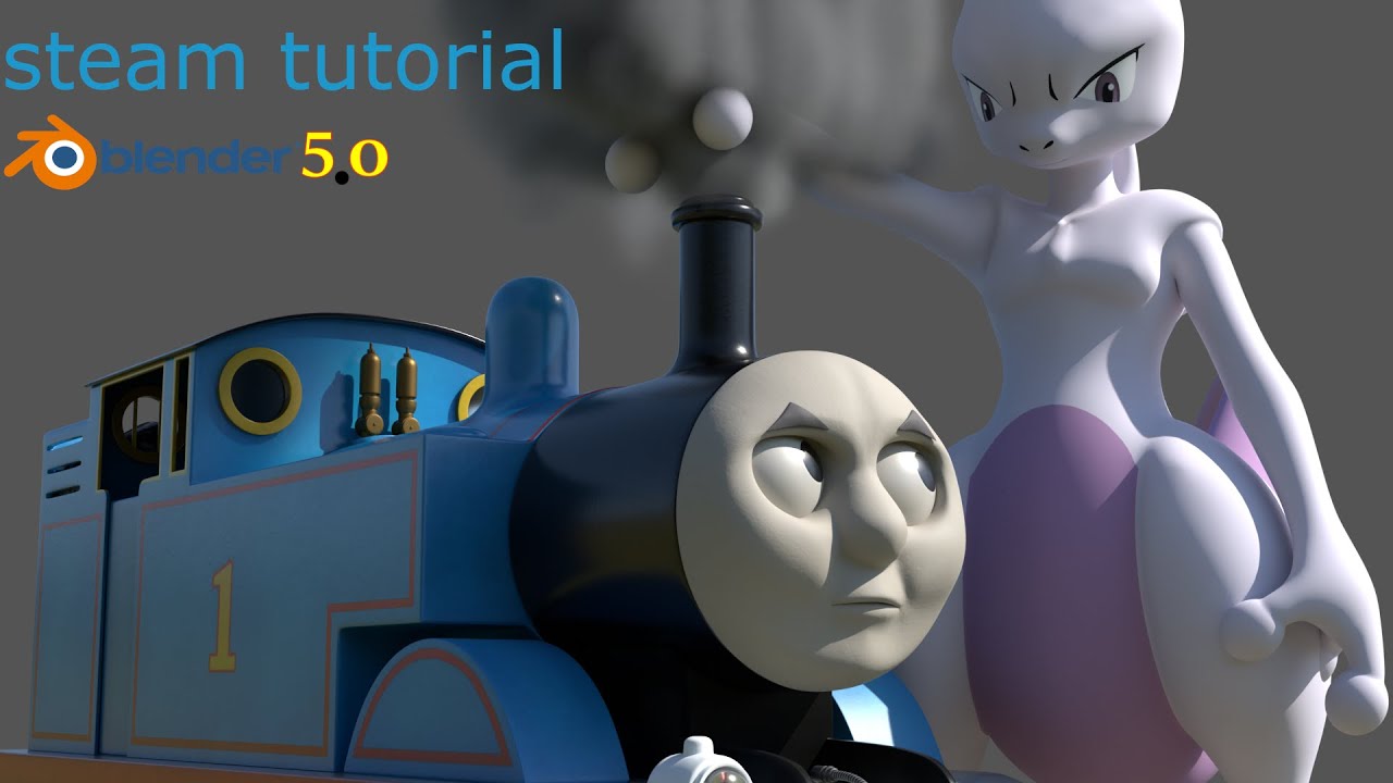 blender 5.0 steam effect tutorial for your Thomas animations - YouTube