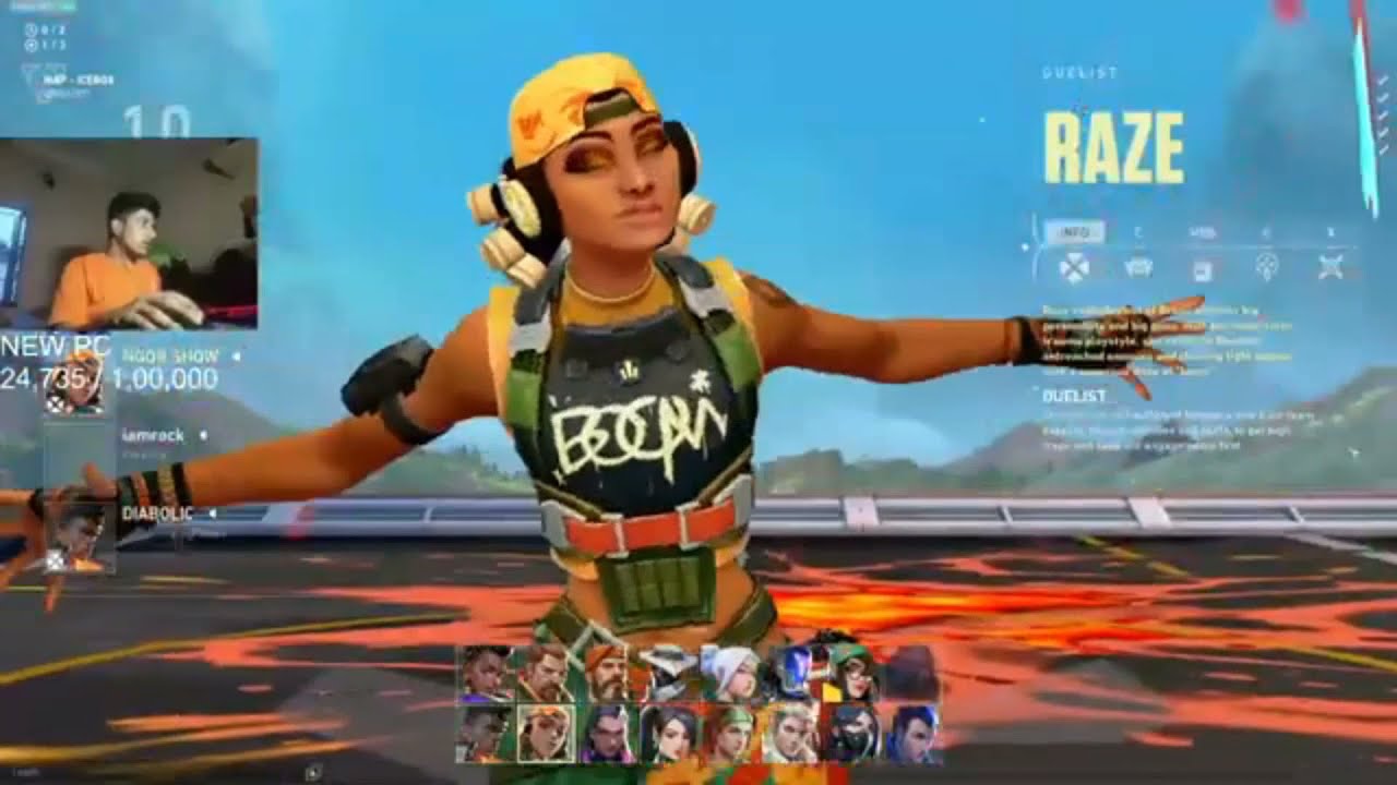 RAZE satcel Out Gameplay | Sasta @Flights | how to play raze in silver ...