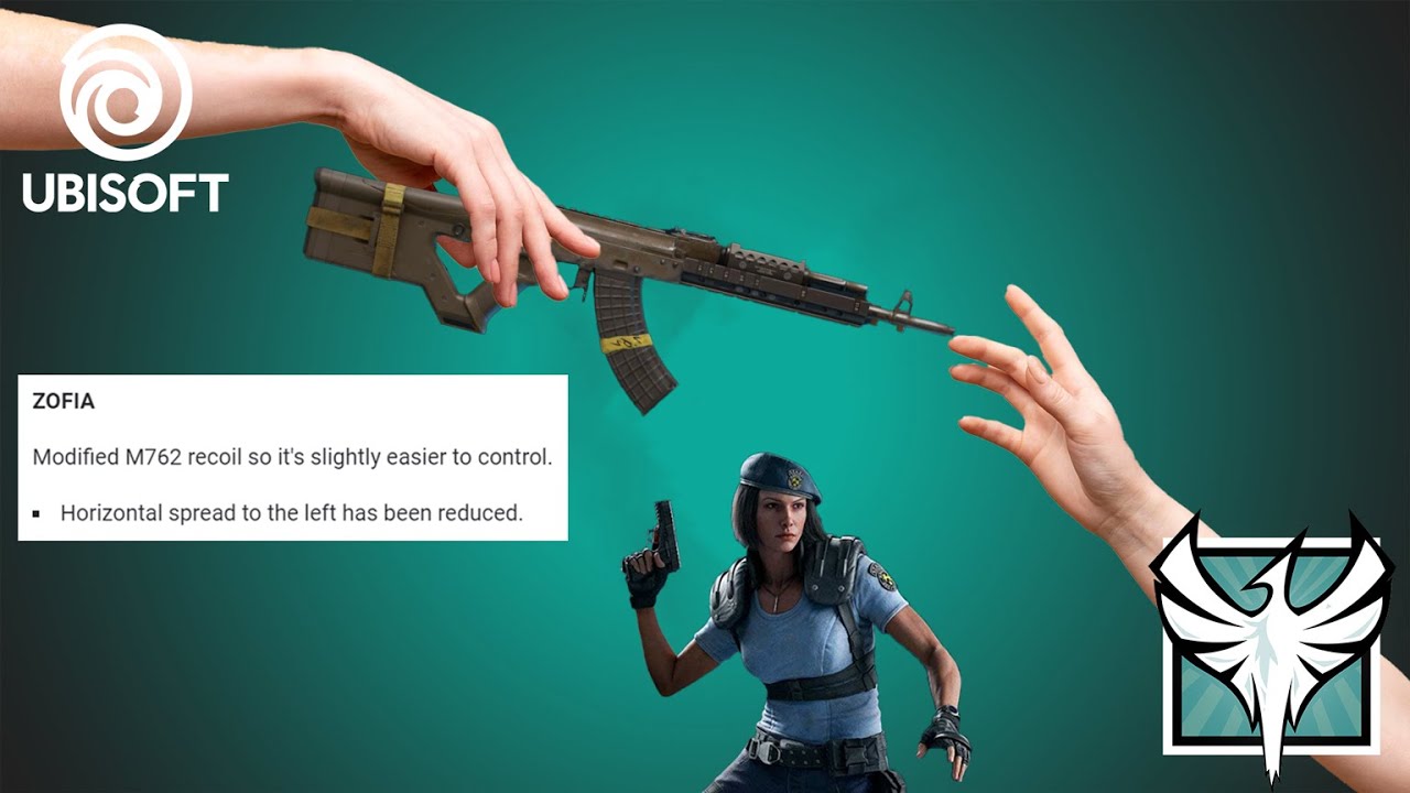 Rainbow Six: Zofia NEW! Modified M762 recoil | Highlights EP53 - YouTube