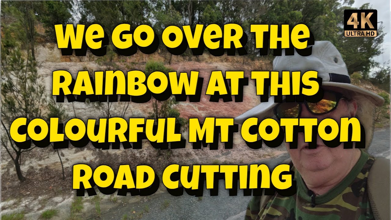Mt Cotton exposes its amazing past in this iconic Road Cutting - YouTube