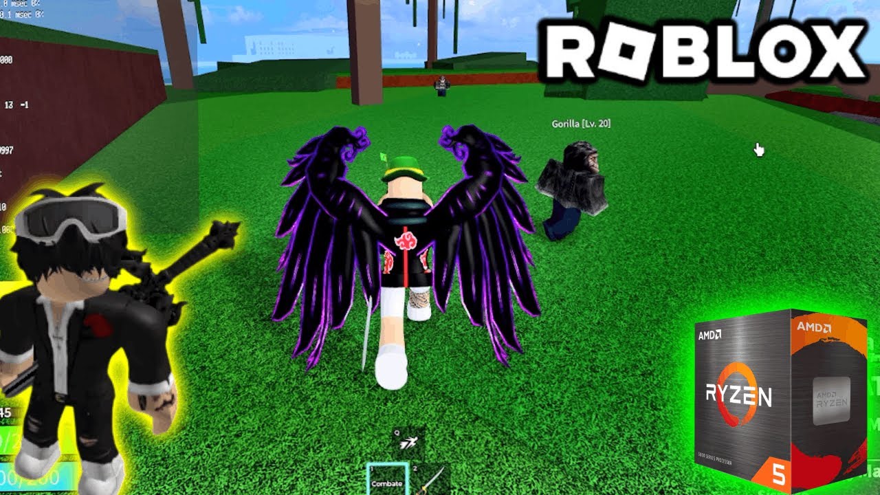 Roblox Teste em Amd Ryzen 5 5600g + 16Gb Ram 2667mhz & Vega 7 (Blox ...