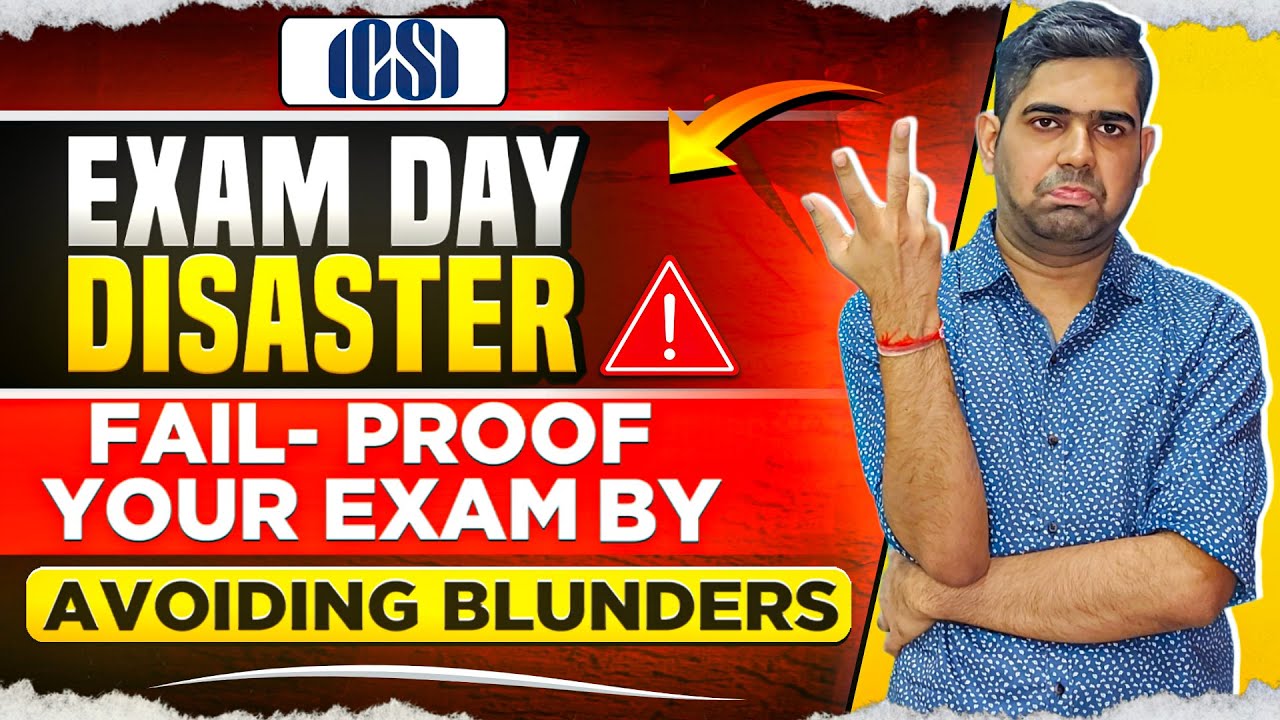 WARNING: Please Stop doing this| Exam Blunders |CS Exam December 2024 ...