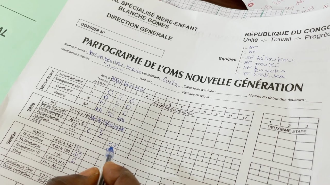 Le Nouveau Partogramme de L'OMS - YouTube