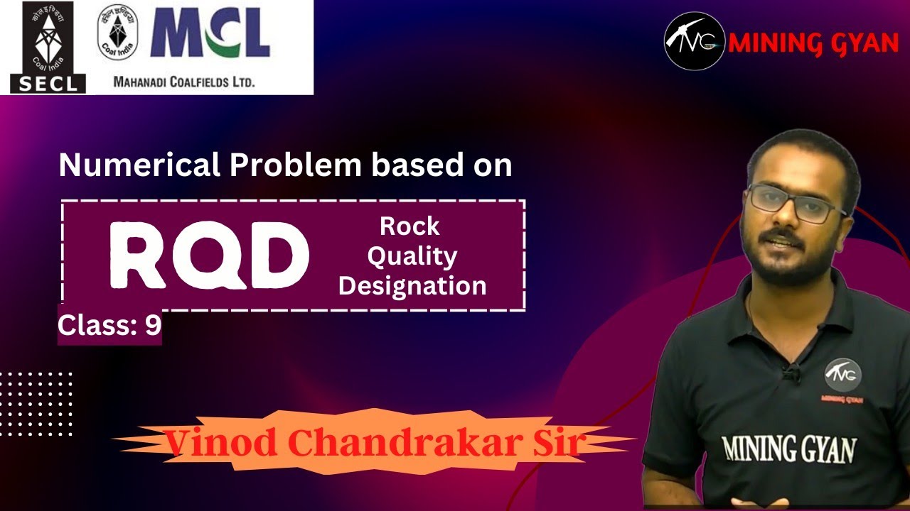 MS OM Live Course/Numerical Problem Based on RQD/Rock Quality ...