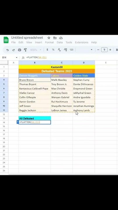 Flatten Formula sa excel alam mo na ba? #exceltagalog #excel #exceltutorial #tutorial #exceltips ...