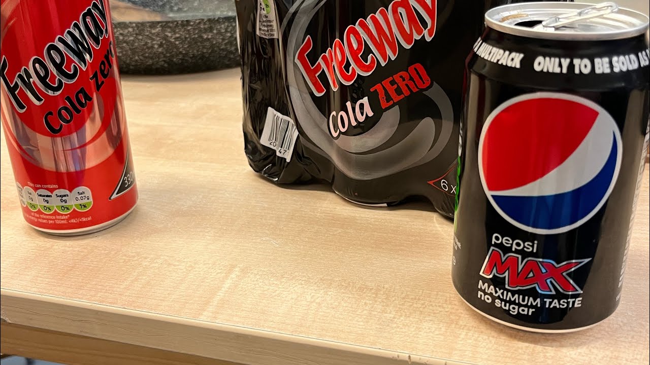 Lidl freeway cola vs Pepsi max - YouTube