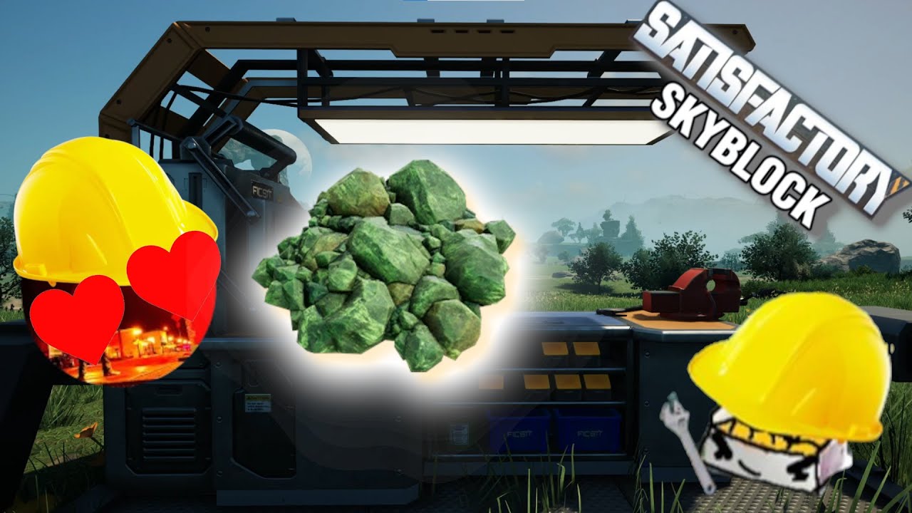 Goofiness & Progression || Satisfactory Skyblock Episode 2 - YouTube