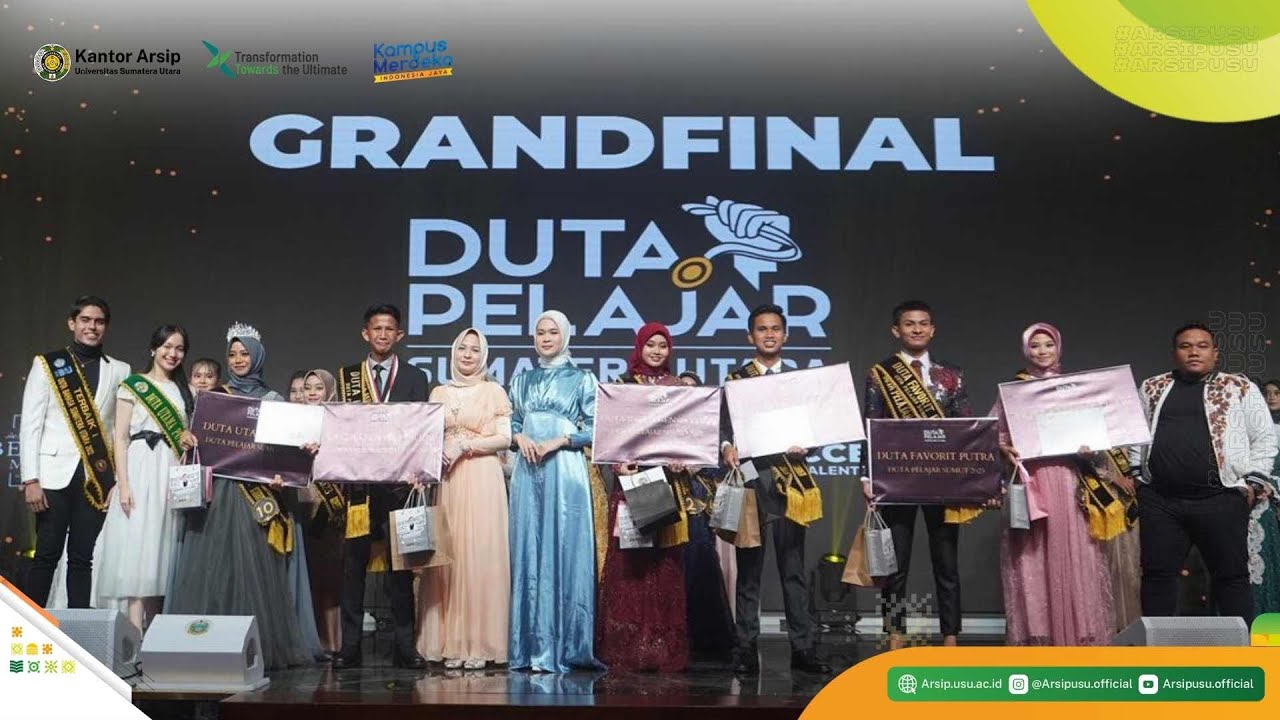 Grand Final Duta Pelajar Sumatera Utara 2023 - YouTube