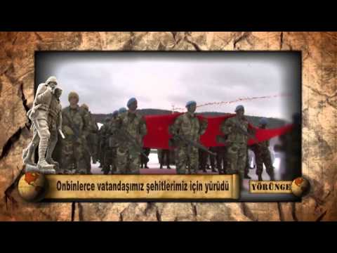 ON BİNLERCE TÜRK, SARIKAMIŞ ŞEHİTLERİ İÇİN YÜRÜDÜ