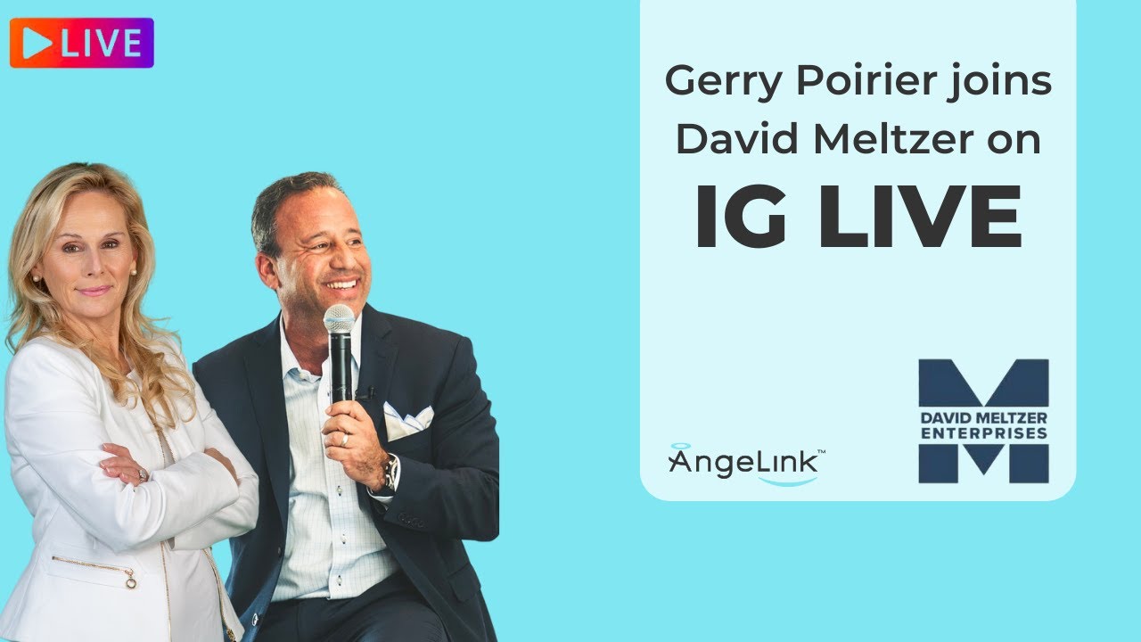 CEO Gerry Poirier joins David Meltzer's IG LIVE - YouTube