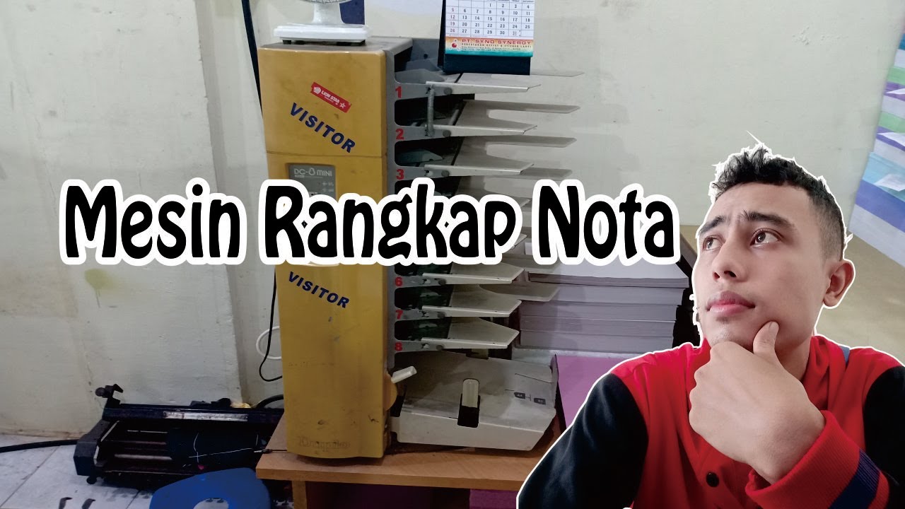 Mesin percetakan mesin rangkap nota - YouTube